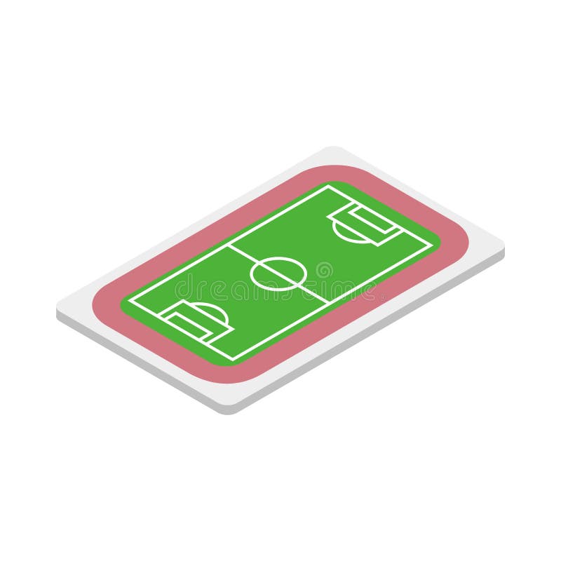 Soccer Field Isometric 3d Icon Stock Illustrations – 1,015 Soccer Field ...