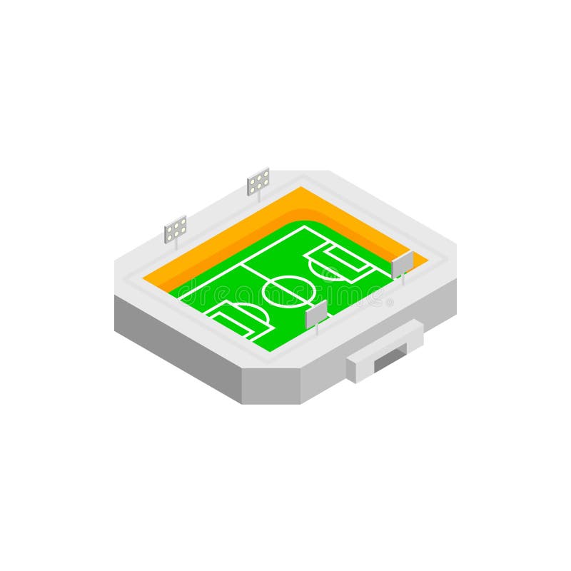 Soccer Field Isometric 3d Icon Stock Illustrations – 1,166 Soccer Field ...