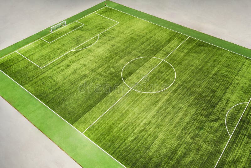 Real Soccer Field Top View