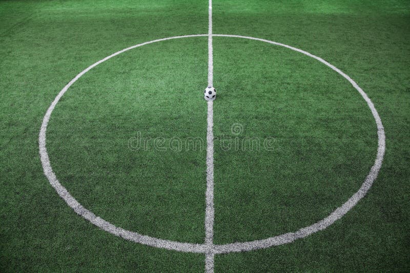 View of Soccer Field and Goal Stock Photo - Image of player, copyspace ...
