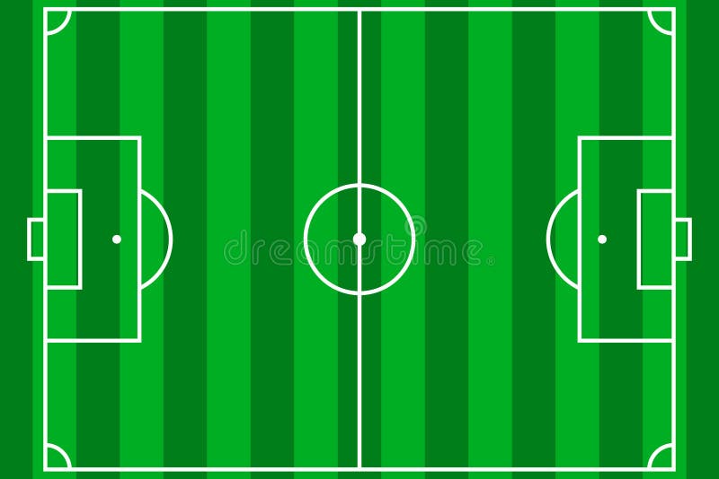 Soccer field vector stock vector. Illustration of elements - 94461309