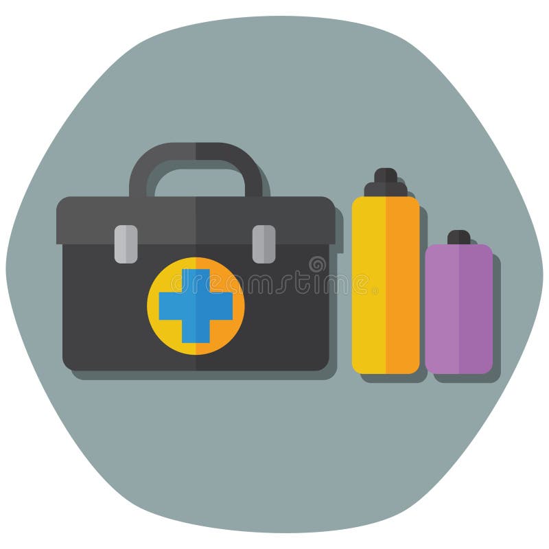 Soccer First Aid Kit. Vector Illustration Decorative Design Stock ...