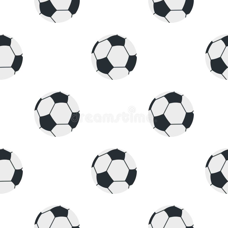 Soccer or Football Ball Pattern Seamless Stock Vector - Illustration of ...