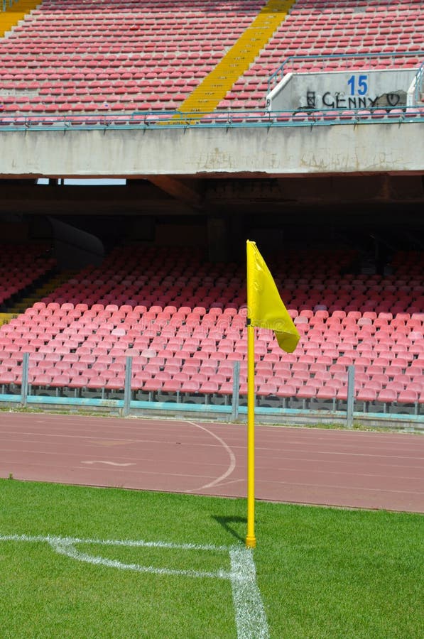 Soccer or Football Corner Kick Stock Photo - Image of accessories ...