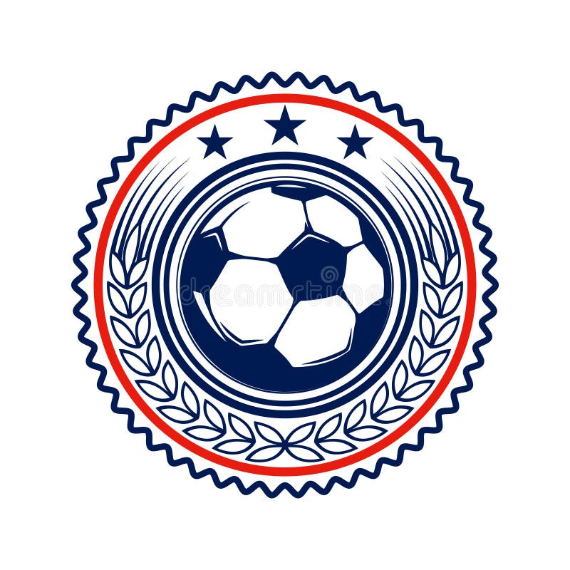 Soccer, Football Emblems. Design Element for Logo, Label, Emblem, Sign ...