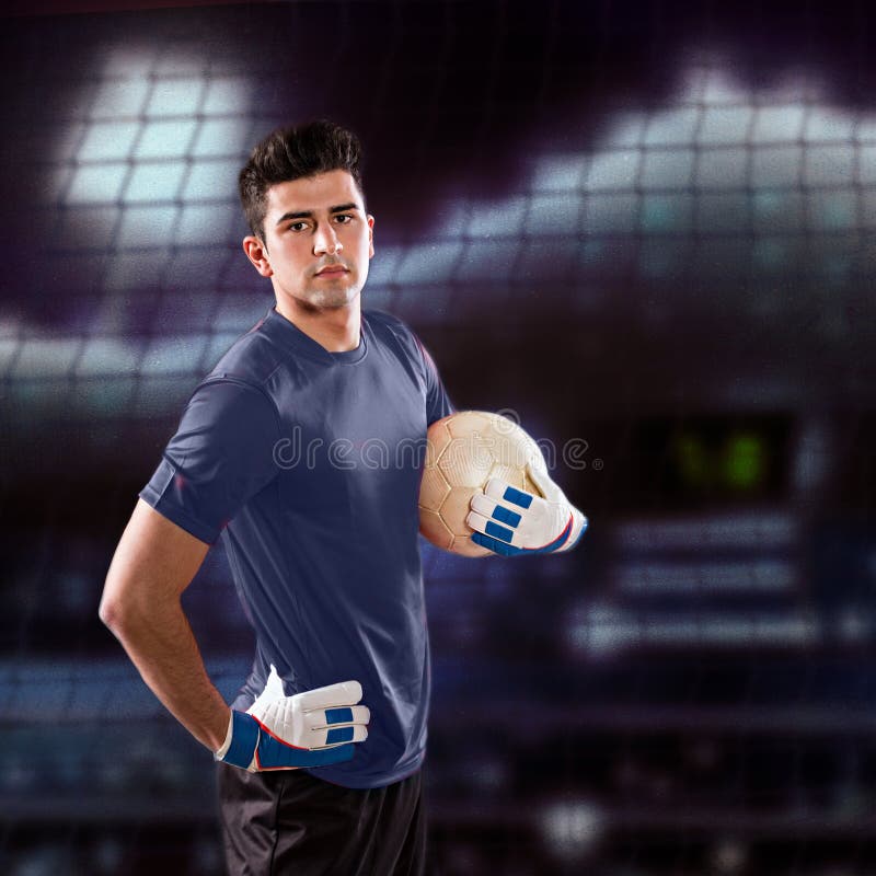 Soccer goalkeeper stock image. Image of young, uniform - 29956595