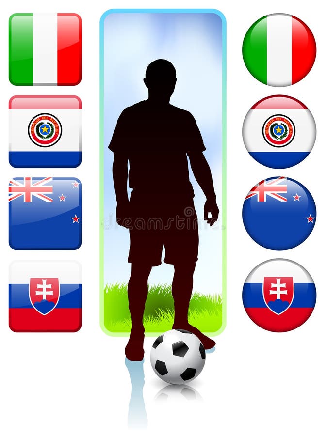 Soccer/Football Group F stock illustration. Illustration of design ...
