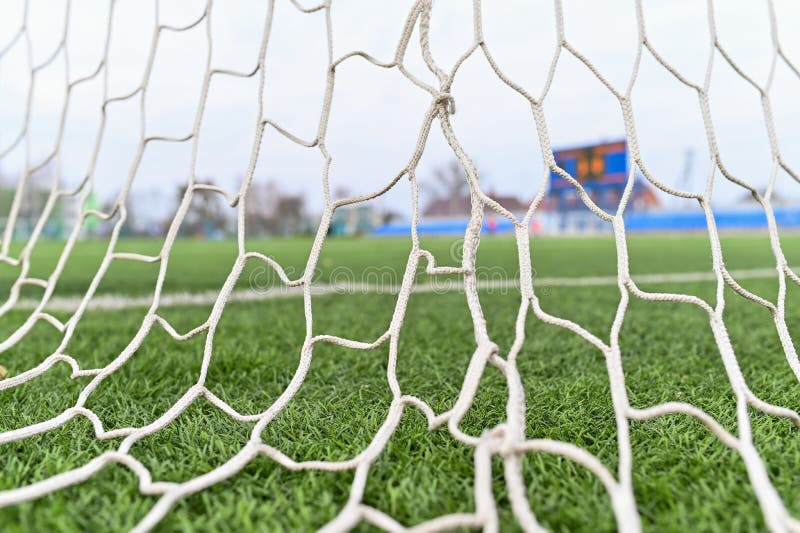 Soccer or football net stock photo. Image of knot, gate - 215052194