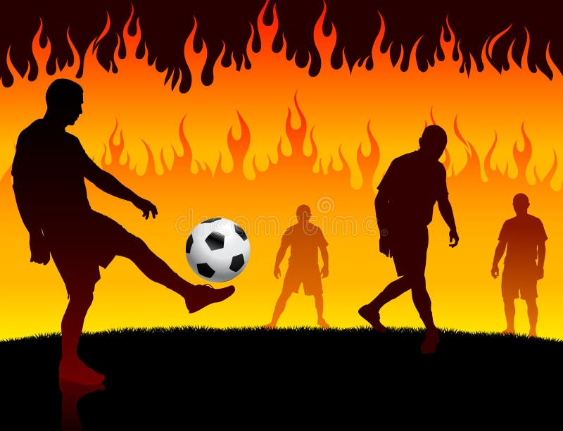 The HELL on fire stock illustration. Illustration of hell - 11632645