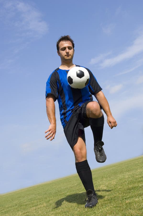 Soccer - Football Player Juggling Stock Photo - Image of soccer ...