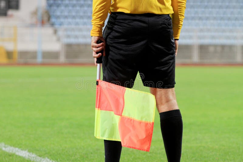 Soccer referee stock photo. Image of umpire, black, blowing - 29795434