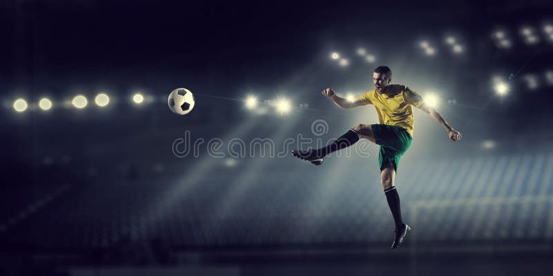Soccer forward player stock image. Image of competition - 72775107