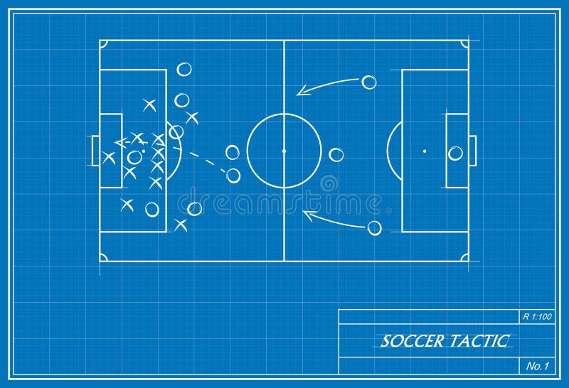 Football Blueprint Stock Illustrations – 175 Football Blueprint Stock ...