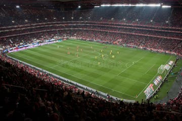 Soccer game stadium editorial stock photo. Image of friendship - 23468908