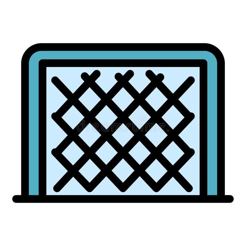 Soccer Gate Icon Color Outline Vector Stock Vector - Illustration of ...