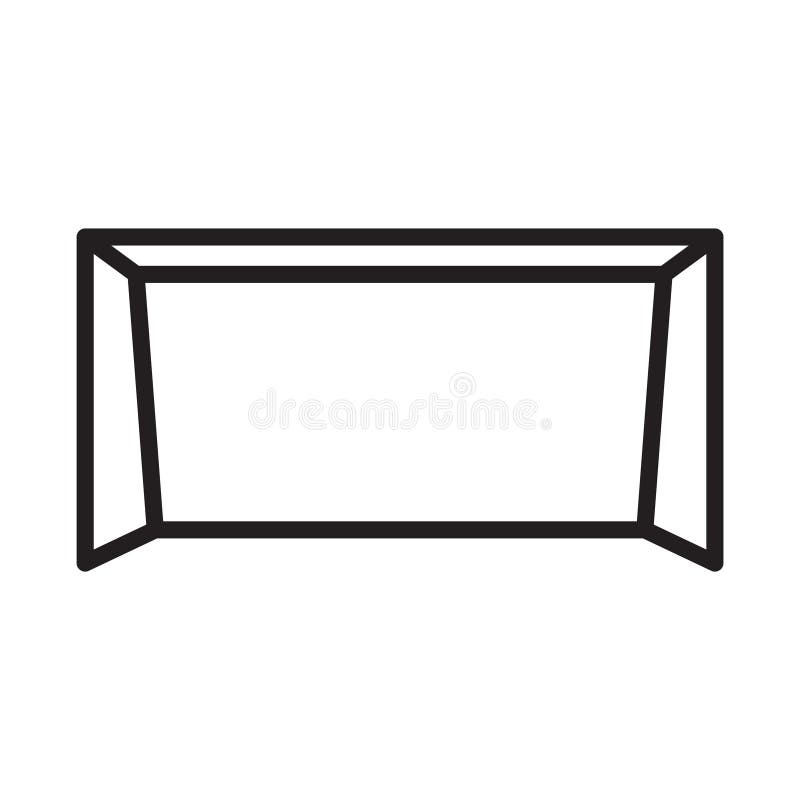 Soccer Gate Icon , Vector Illustration Stock Vector - Illustration of ...