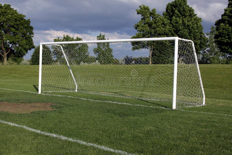 Soccer Goal stock image. Image of boundary, ball, summer - 10040293