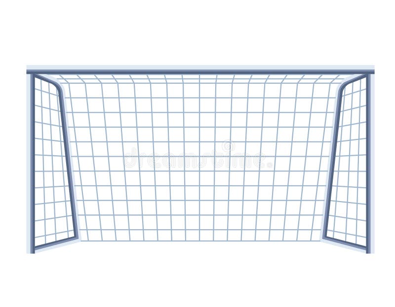 Soccer goal icon stock vector. Illustration of graphic - 135229282