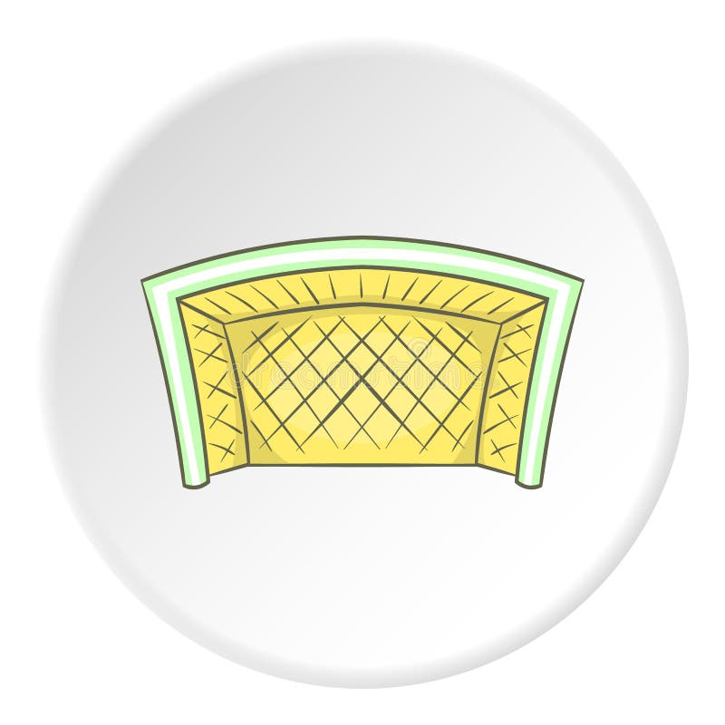 Soccer Goal Icon, Cartoon Style Stock Vector - Illustration of game ...