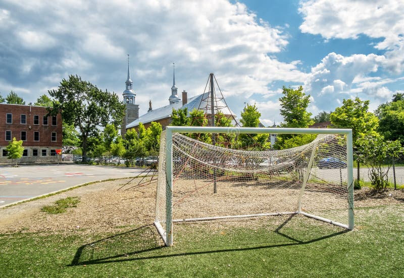 Soccer goal stock photo. Image of detail, objective, afternoon - 44258228