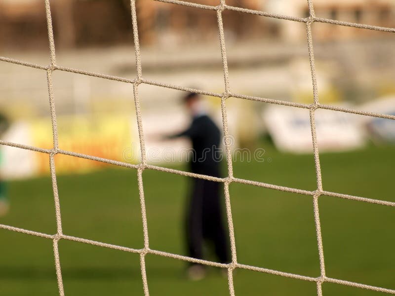 Soccer goal net stock photo. Image of outside, pitch - 11169688