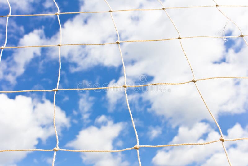 Soccer goal net stock photo. Image of game, outdoors - 28001426