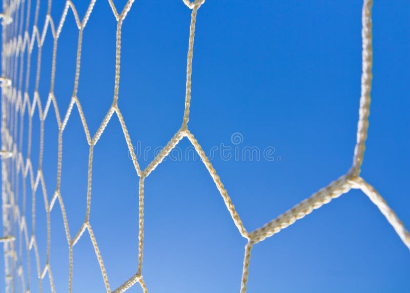Soccer goal net stock photo. Image of teamwork, summer - 41196002