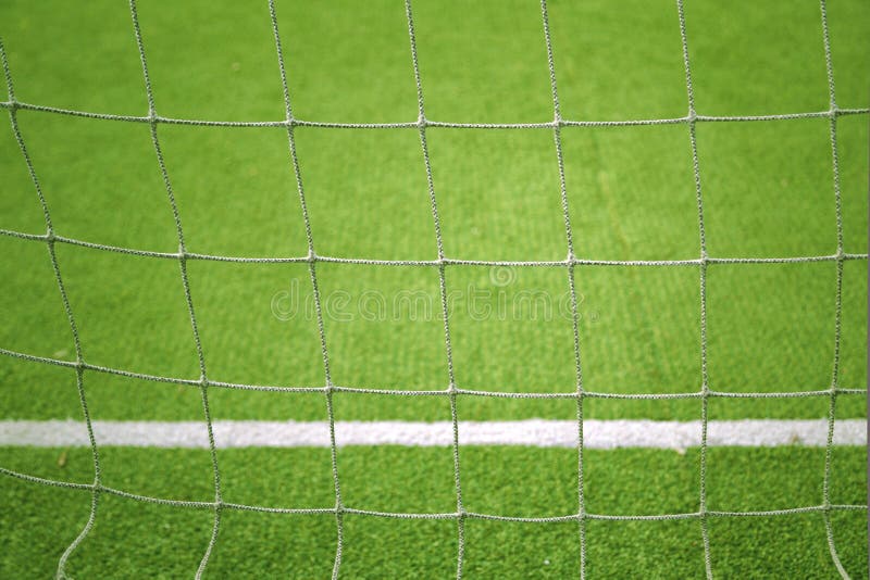 Soccer Goal with Net Details Stock Photo - Image of play, detail: 98919602