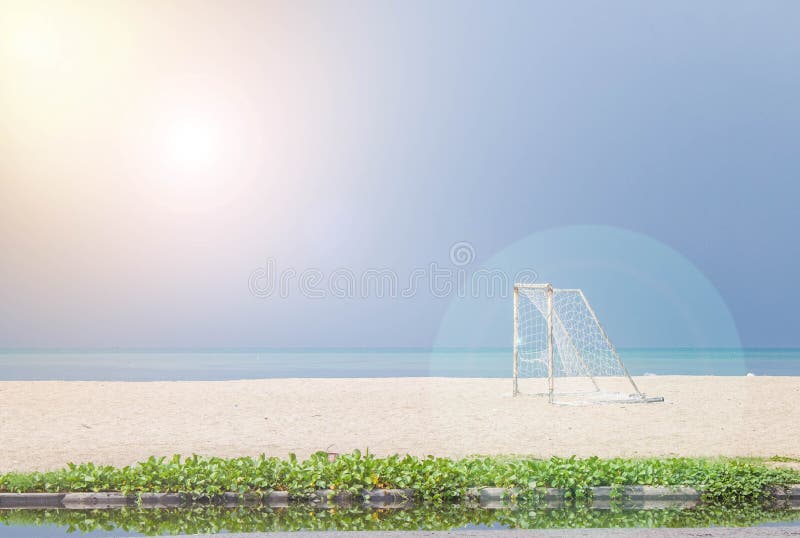 Soccer goal stock photo. Image of blue, outdoor, play - 66871160