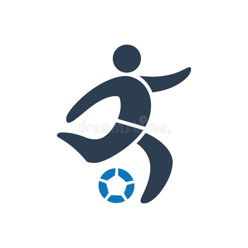 Soccer Icon stock illustration. Illustration of ball - 375316939