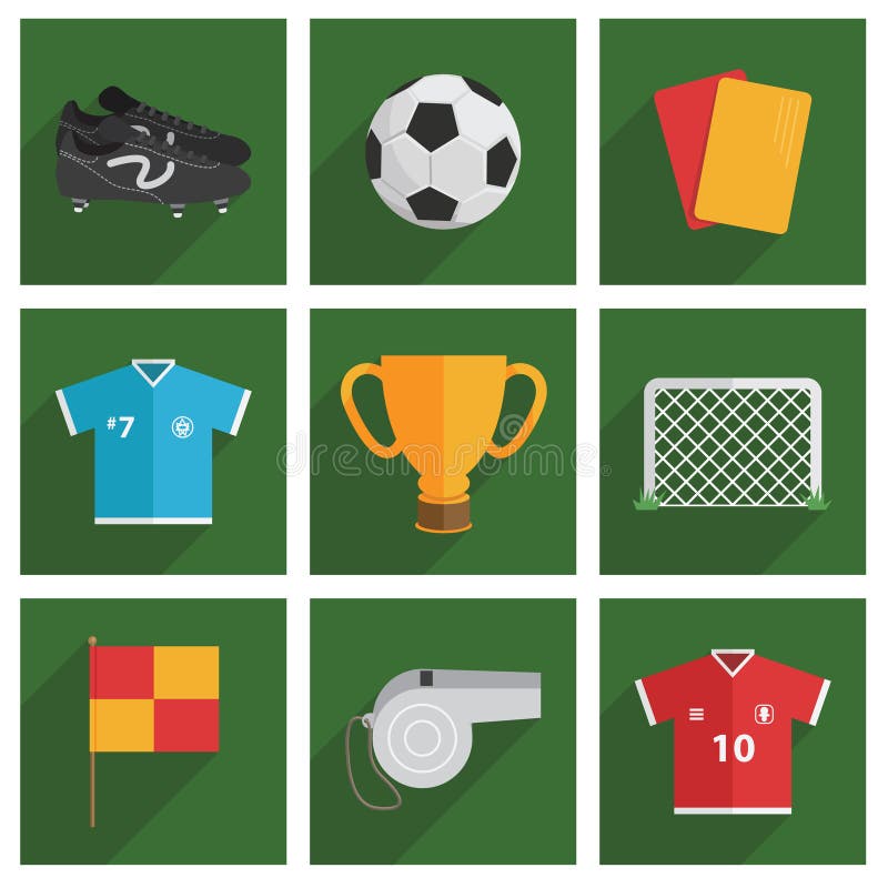 English Premier League 2015 - 2016 Football or Soccer Jerseys Icons Set ...