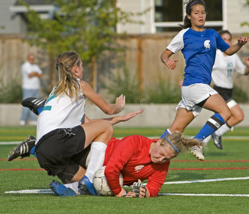 Soccer Goalie Save editorial photo. Image of active, junior - 6495236