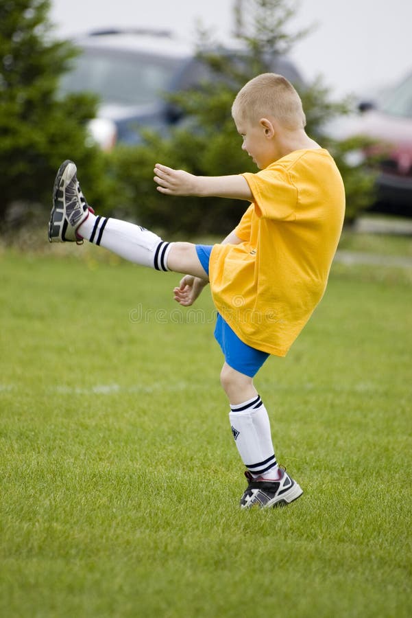 Soccer kick stock image. Image of football, competition - 2370163