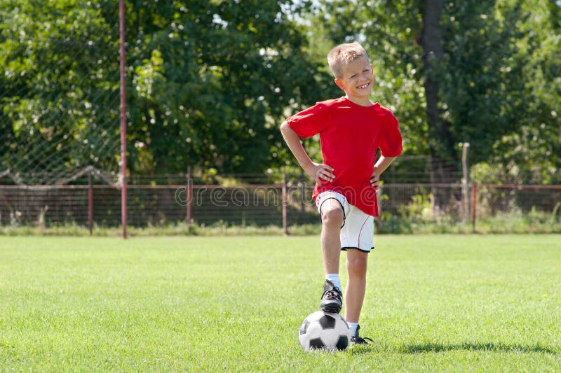 Soccer kid stock photo. Image of ball, shoe, child, green - 21473504