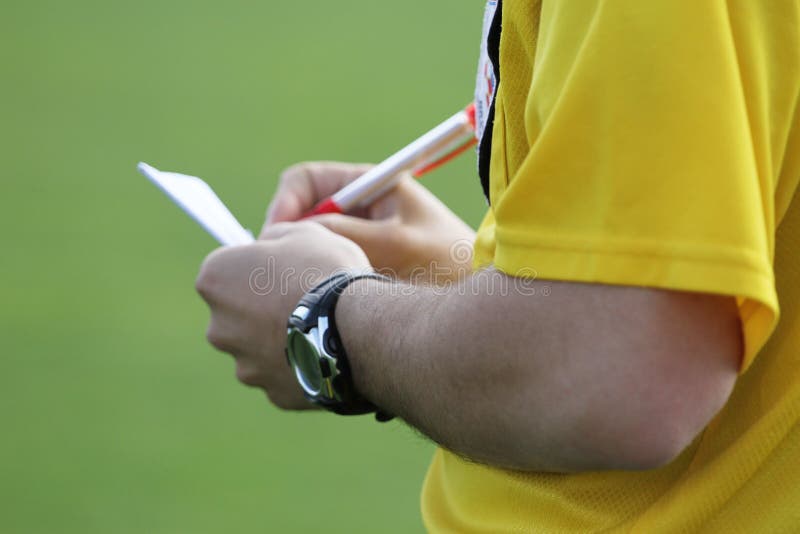 Soccer Line Referee (close Up) Editorial Photo - Image of sport, grey ...