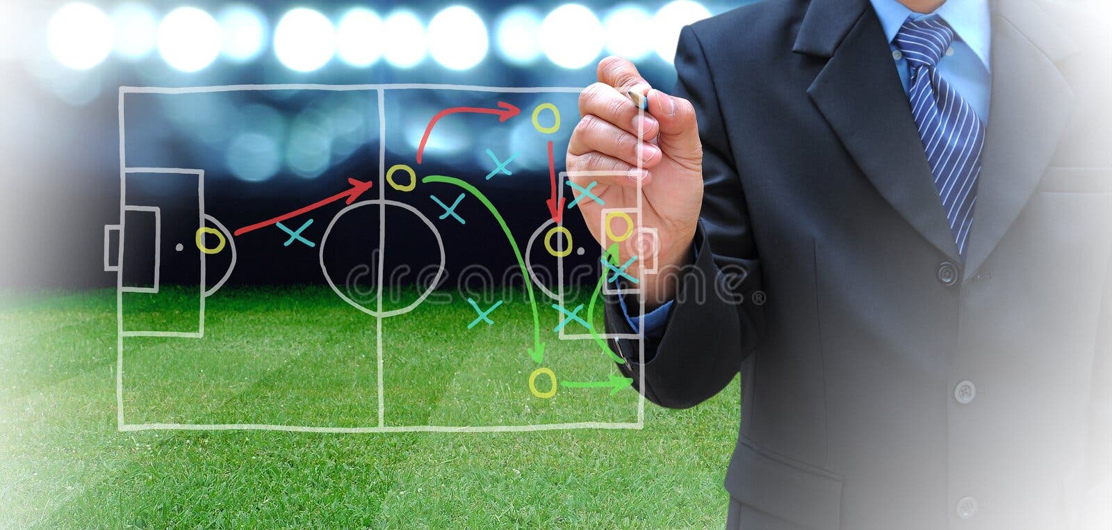 Soccer manager stock image. Image of diagram, goal, football - 45818353