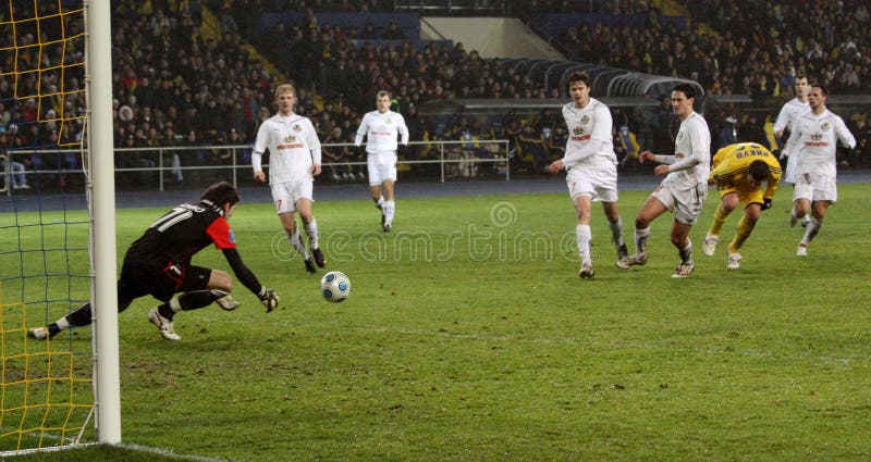 Soccer match editorial stock photo. Image of game, feet - 11017818