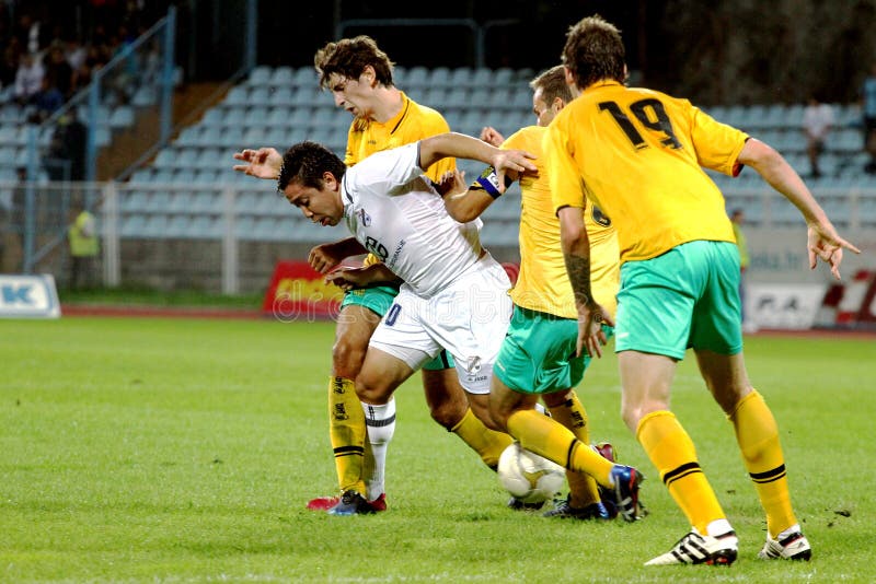 Soccer match editorial stock image. Image of pitch, soccer - 7065244