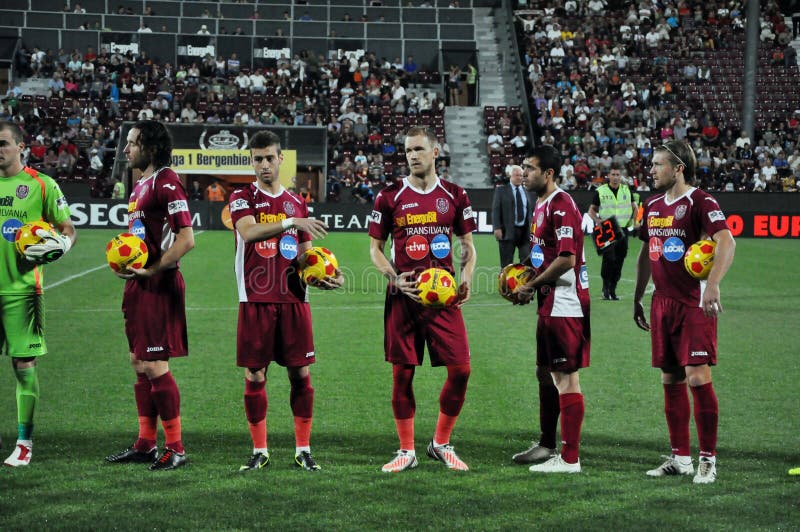 Soccer match beginning editorial image. Image of goal - 26428325