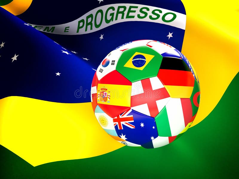 Soccer nations ball stock illustration. Illustration of symbol - 41328872