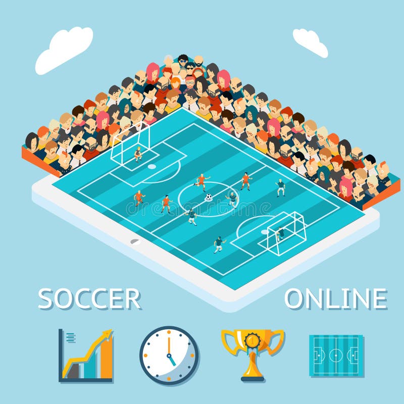 Soccer online stock vector. Illustration of love, media - 50931020