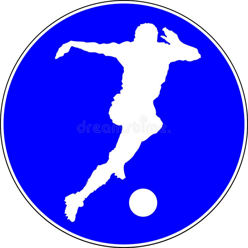Soccer Player Road Sign Icon Stock Illustrations – 30 Soccer Player ...