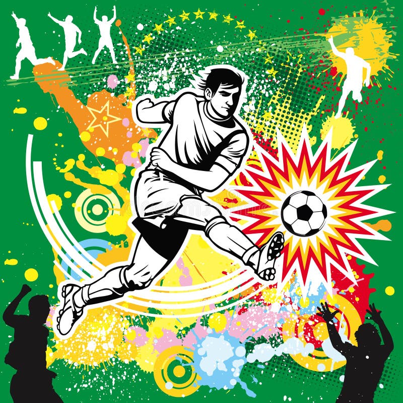Abstract Soccer Player Stock Illustrations – 28,034 Abstract Soccer ...