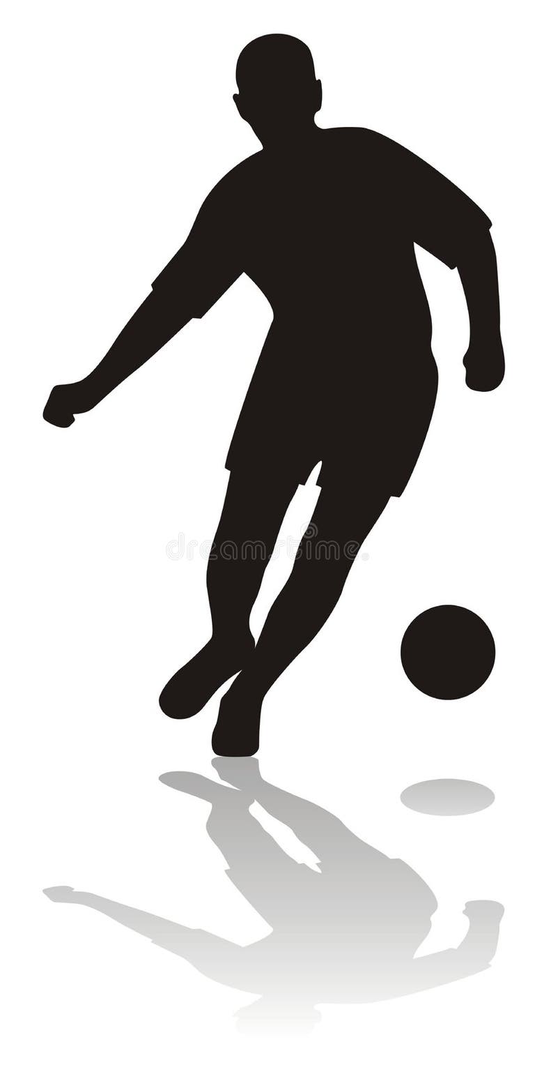Soccer Player Passing Ball Stock Illustrations – 527 Soccer Player ...