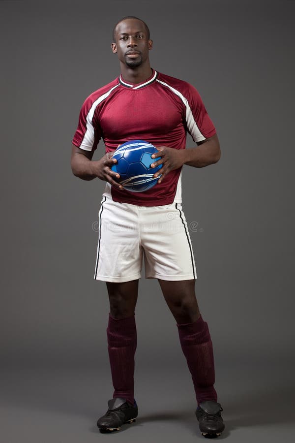 Soccer Player stock image. Image of grey, football, male - 17370449