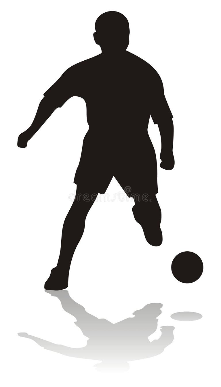 Soccer Player Passing Ball Stock Illustrations – 749 Soccer Player ...