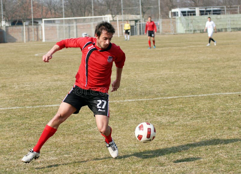 Strong Soccer Kick stock image. Image of stamina, teenager - 2986849