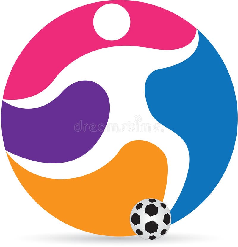 Soccer player stock vector. Illustration of dribble, isolated - 26799402
