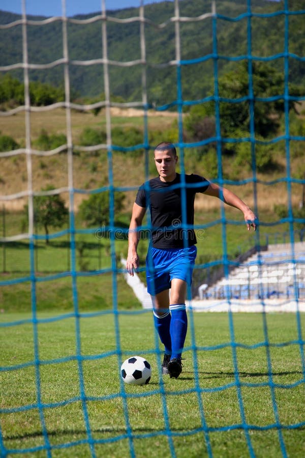Soccer player stock photo. Image of athlete, game, league - 32565890
