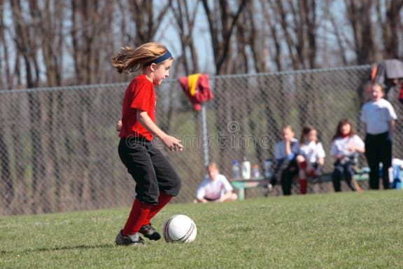 Soccer Player Chasing Ball 2 Stock Image - Image of sport, practice ...
